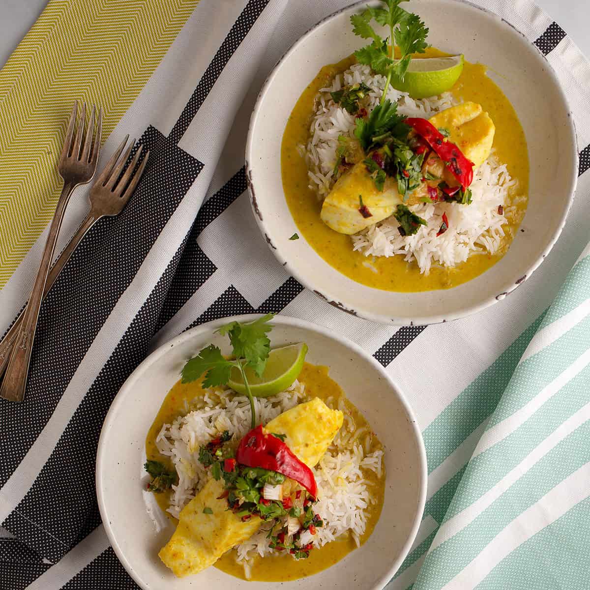 Coconut Curry Halibut – The Cupboard Collective - Chez Nous